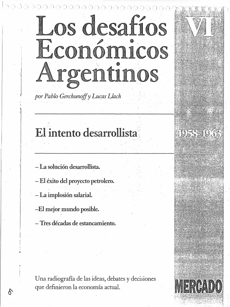 2) Pablo Gerchunoff - Lucas Llach - El Intento Desarrollista... | PDF ...