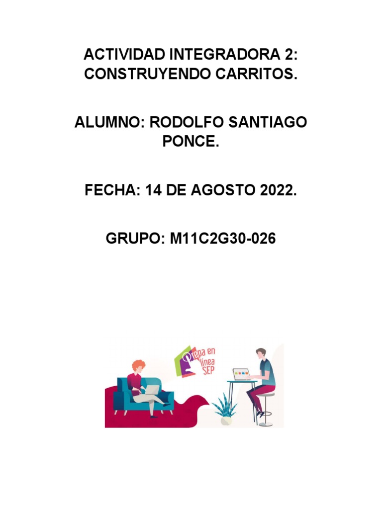 Actividad Integradora 2 Modulo 11 | PDF