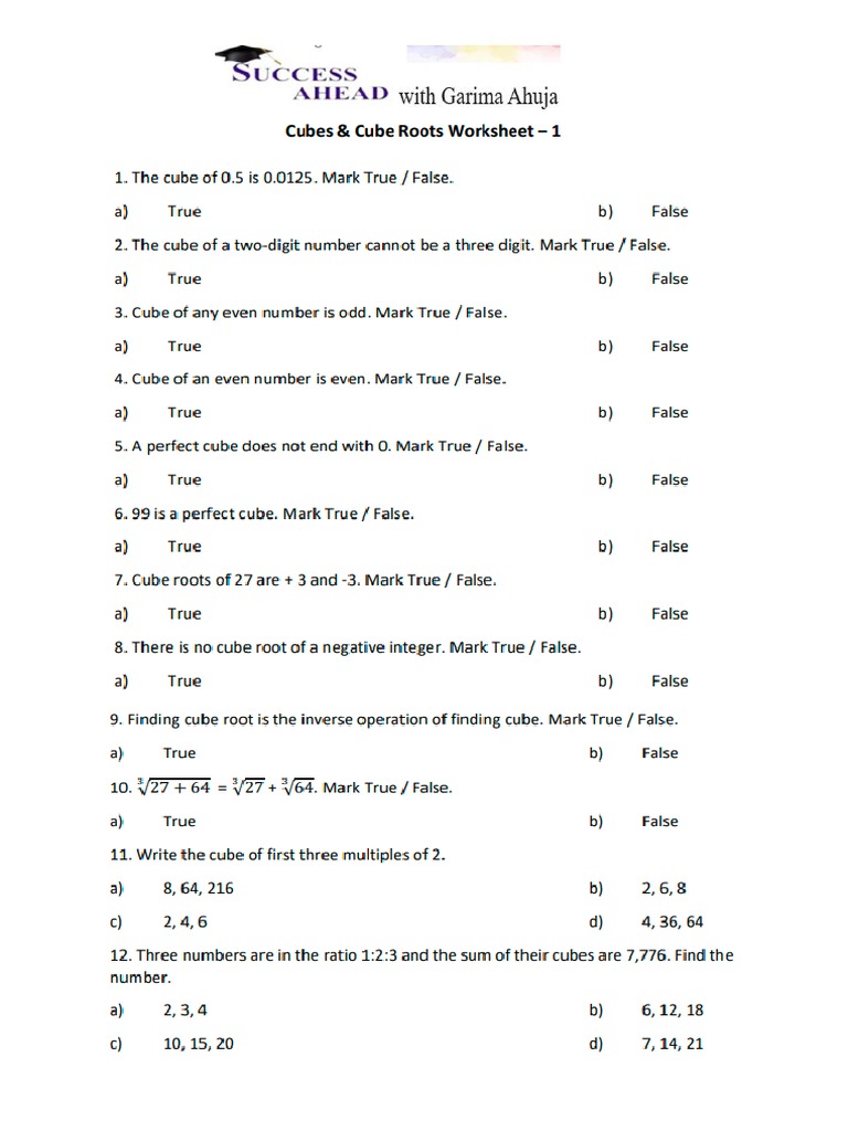 Assignment - Cube Root | PDF