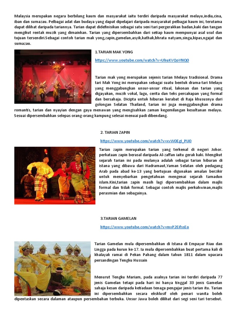 Tarian Tradisional | PDF