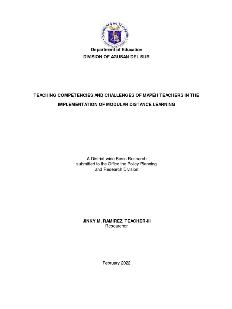 Department of Education Division of Agusan Del Sur | PDF | Teaching Method | Teachers