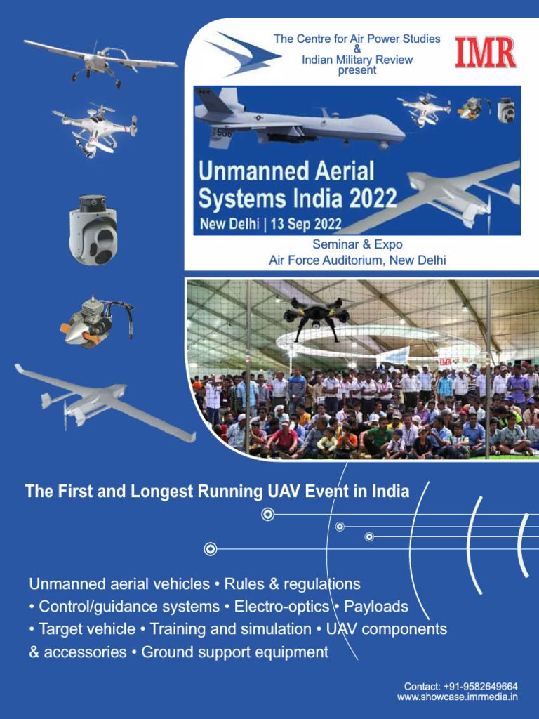 Info Brochure UAS India 2022 | PDF | Unmanned Aerial Vehicle | Unmanned ...