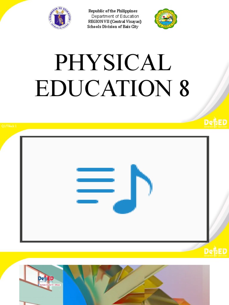 Grade 8 P E Ppt Week 1 Pdf Physical Fitness Skeletal Muscle