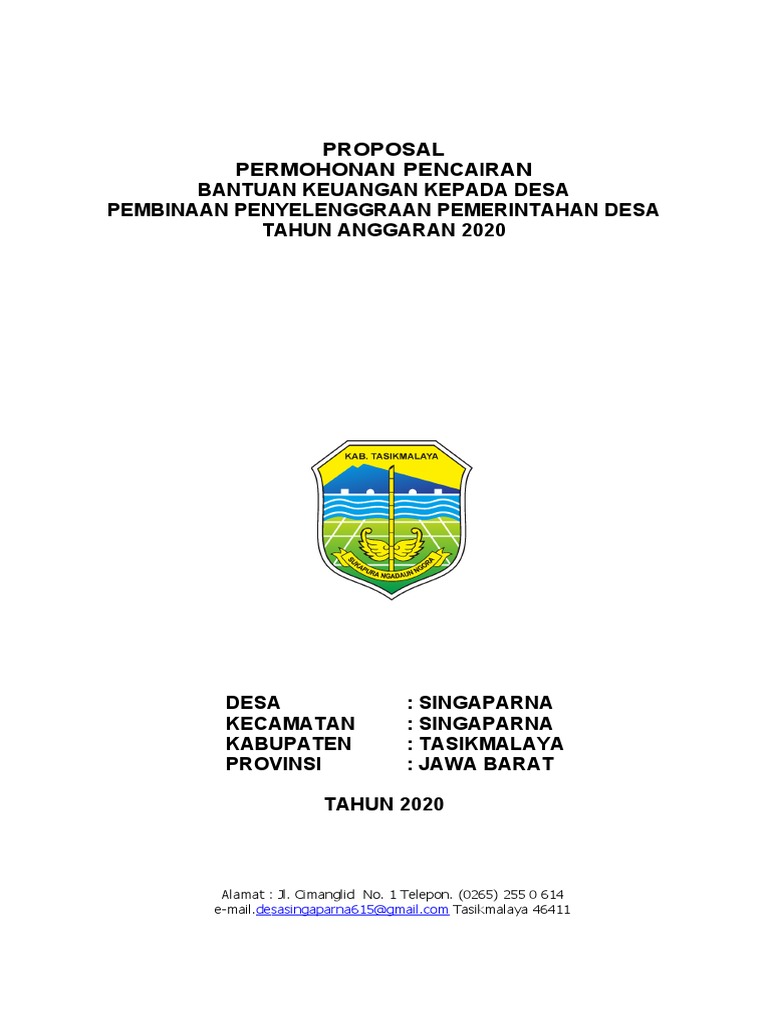 Proposal Banprov 20 Rev - Share It | PDF