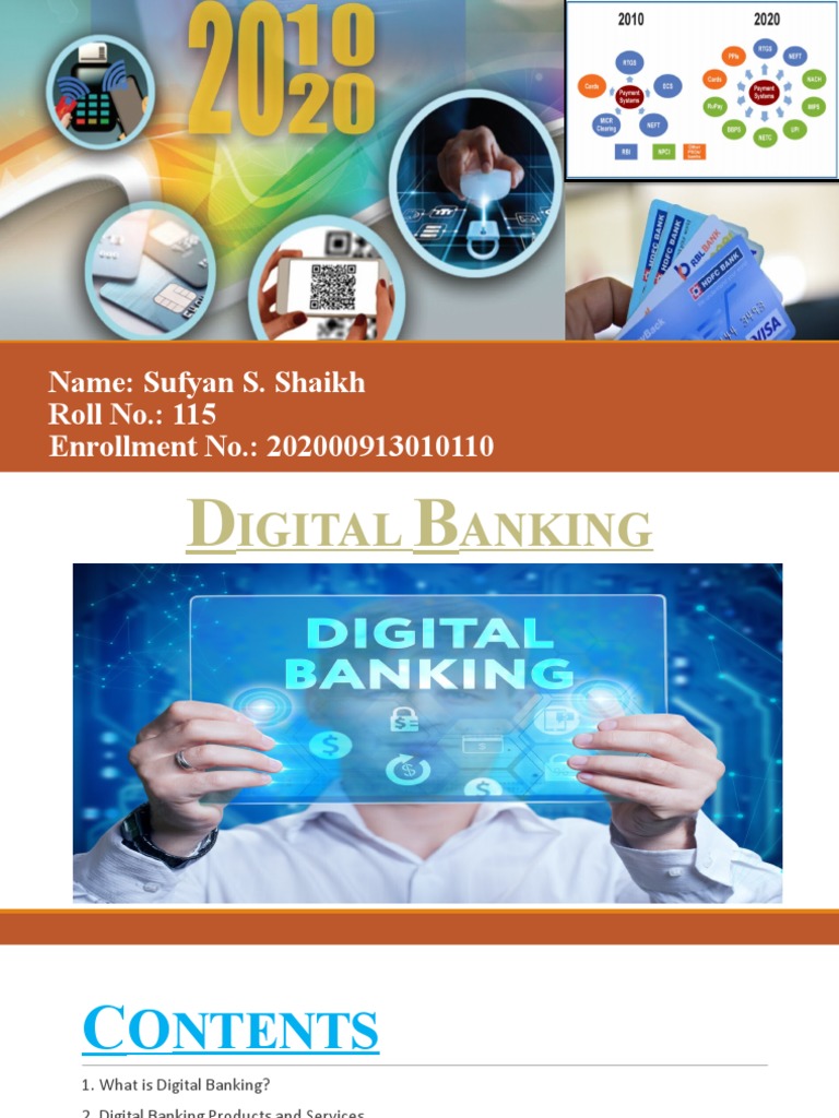 Digital Banking PPT Presentation | PDF | Banks | Automated Teller Machine