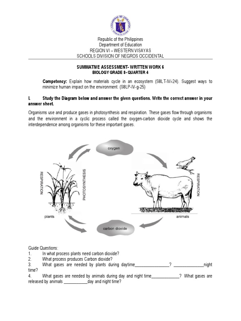 Biology Grade 8-Quarter 4 | PDF | Natural Environment | Earth Sciences