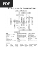 Sopa de Letras Sentimientos y Emociones | PDF