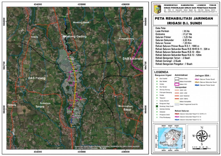 Peta Layout Rehab Sundi | PDF