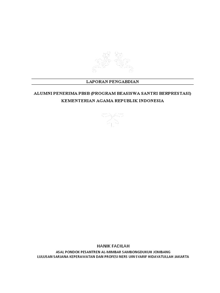 Laporan Pengabdian | PDF