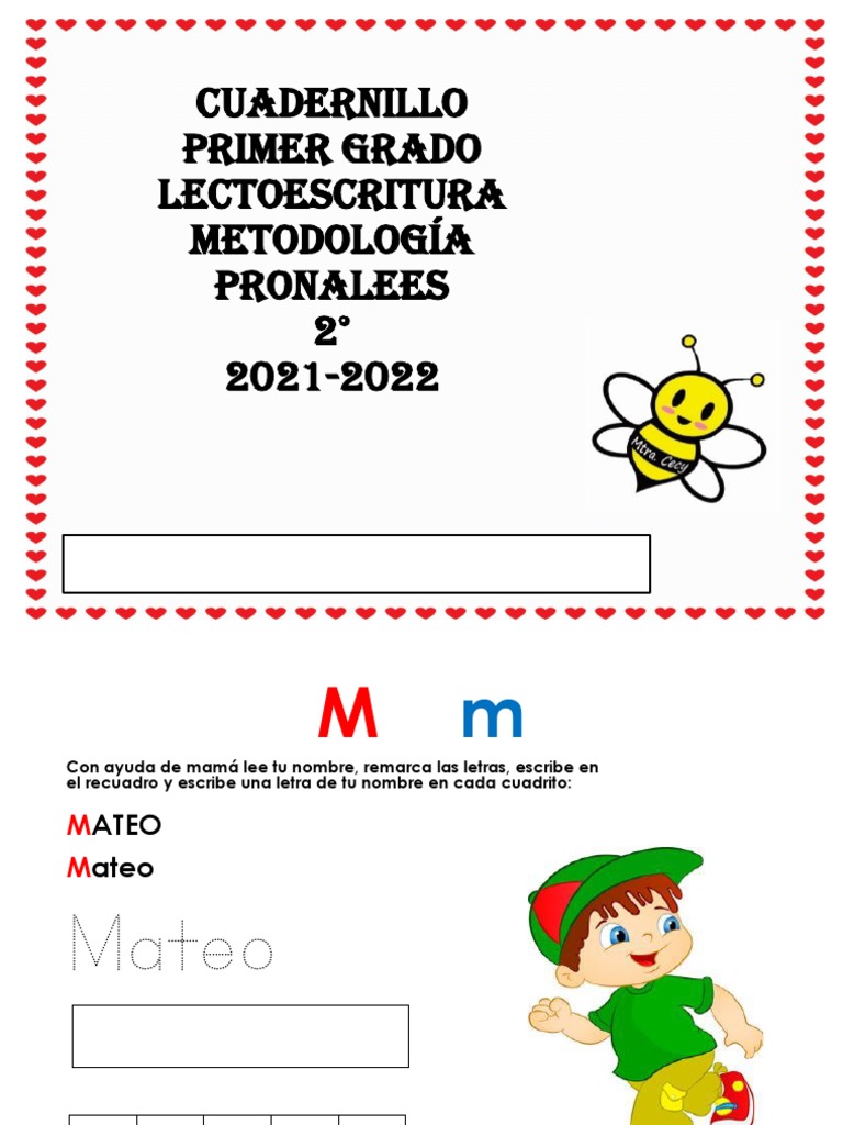 Actividades de lectoescritura con M | PDF | Cultivos | Ingredientes de ...