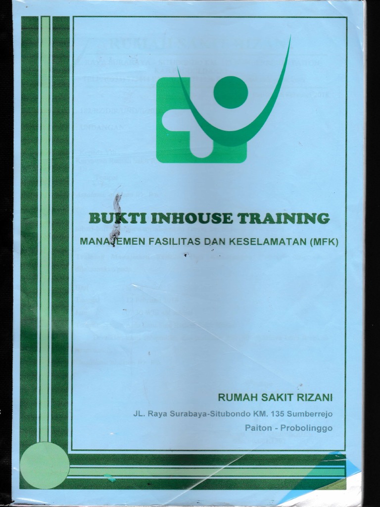 Bukti Pelaksanaan Pelatihan Program MFK | PDF