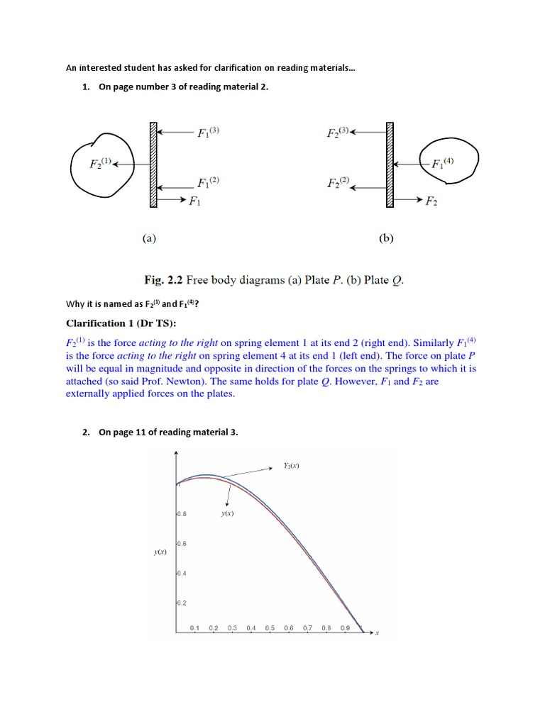 Clarification 1 | PDF | Teaching Methods & Materials