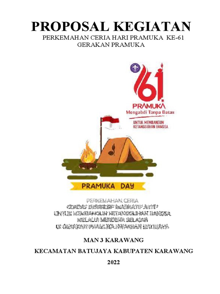 Proposal Perkemahan Jamran 2022 | PDF