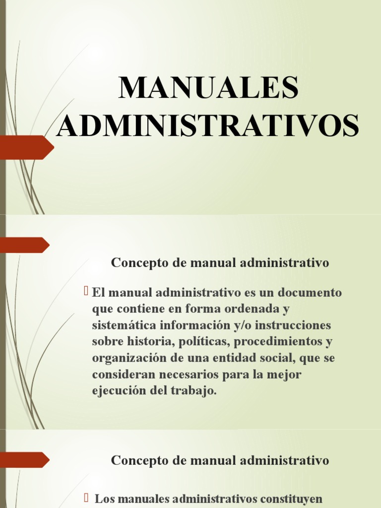 Manual Administrativo | PDF | Institución