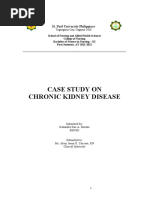 Sample Case Study | PDF | Chronic Kidney Disease | Renal Function