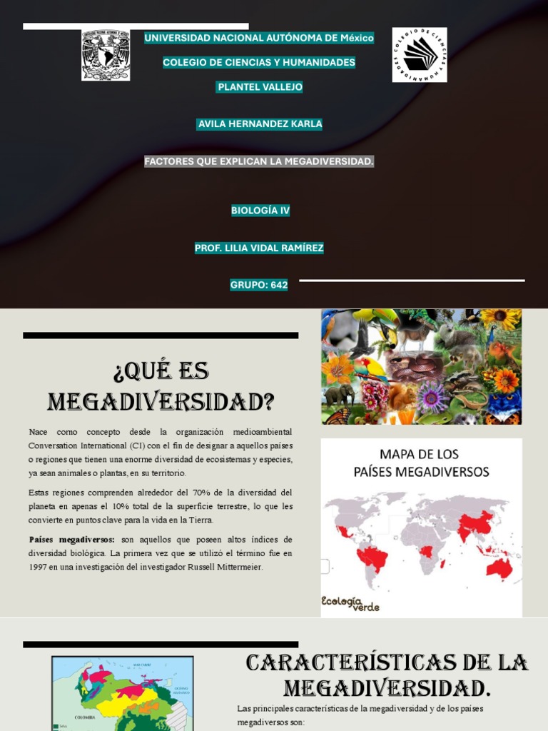 Factores Que Explican La Megadiversidad | PDF | México | Andes