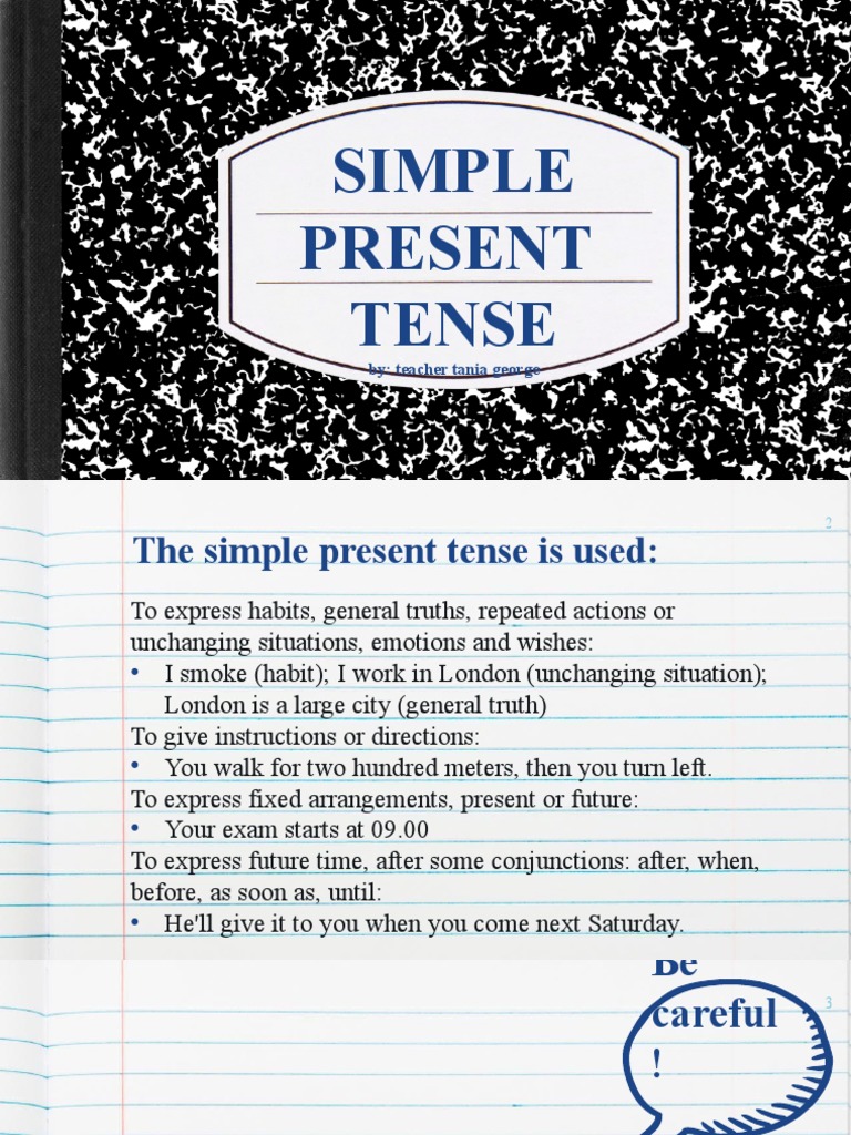 Present Simple Explanation | PDF