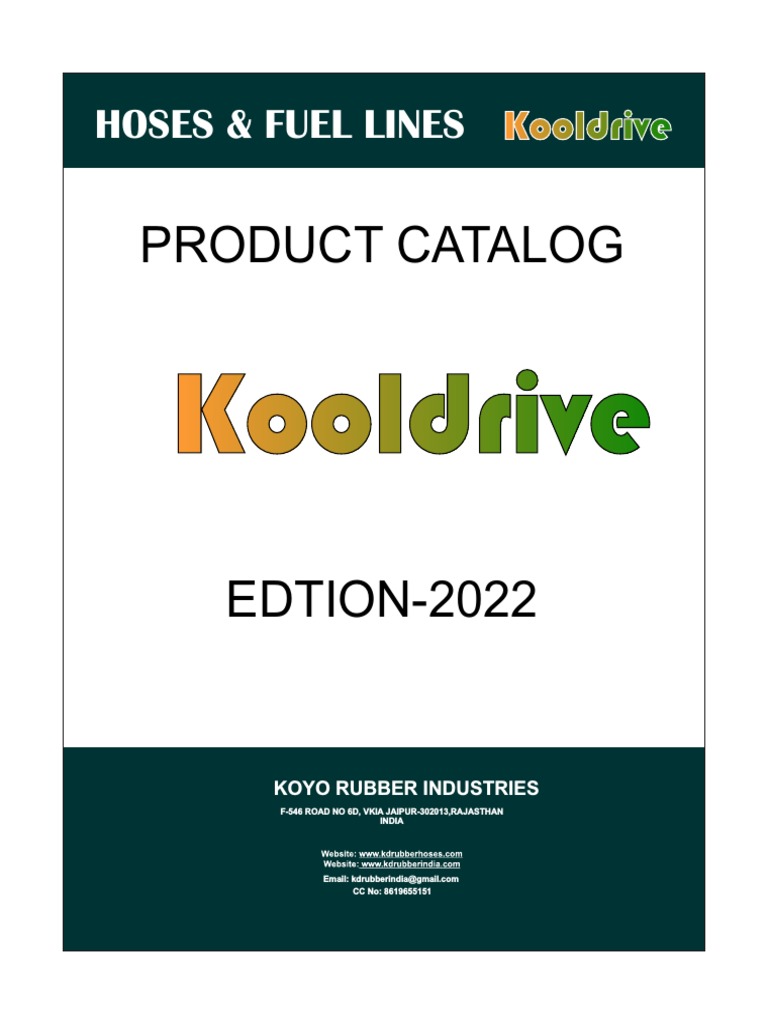 New Catalog Kooldrive | PDF | Turbocharger | Energy Technology