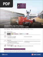 Diners Privilege Card Benefits | PDF | Credit Card | Loyalty Program