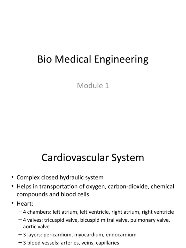 Bio Medical Engineering | PDF | Action Potential | Heart