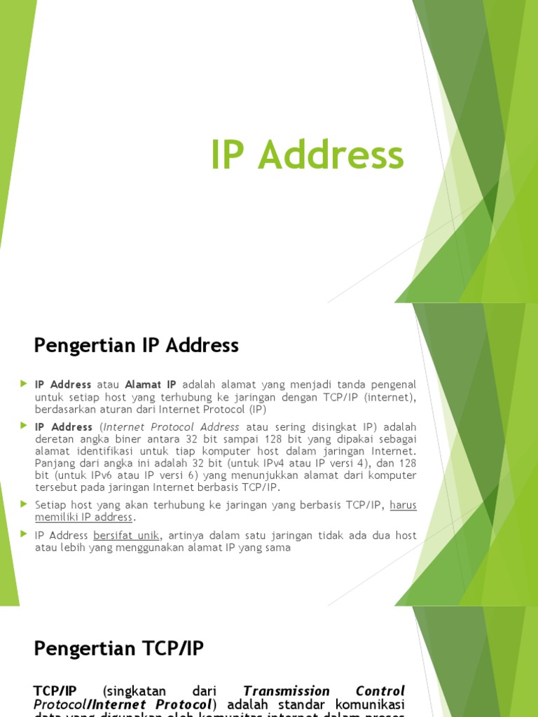 Panduan Lengkap IP Address | PDF