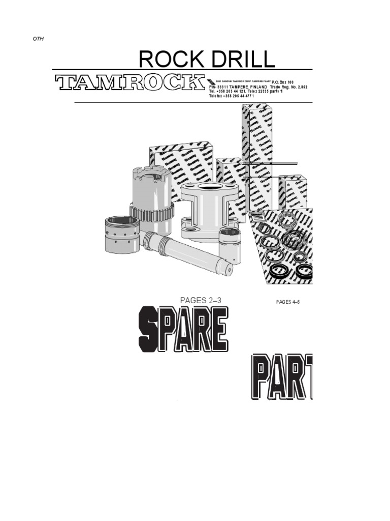 PART Manuals Tamrock Hl710 PDF Free | PDF | Electrical Connector | Screw