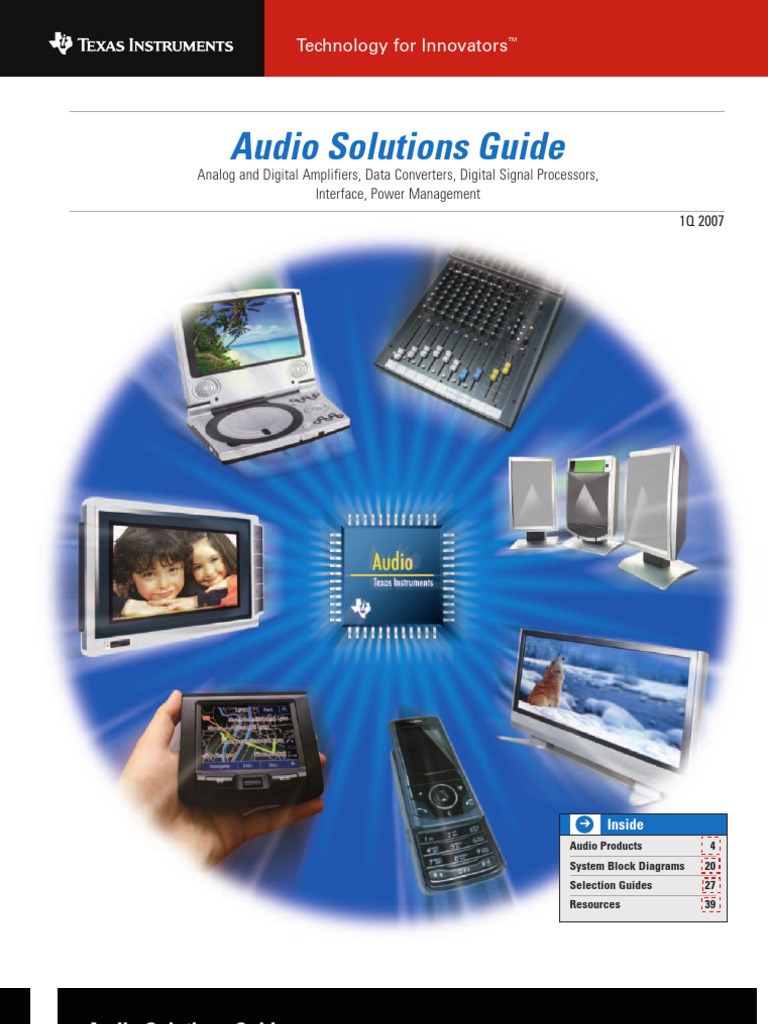 Audio Solutions Guide | PDF | Amplifier | Digital Audio