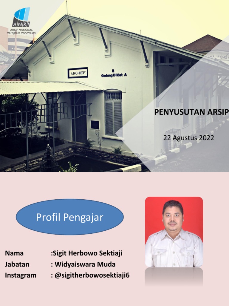 Penyusutan Arsip DFA Ahli XI 220822 | PDF