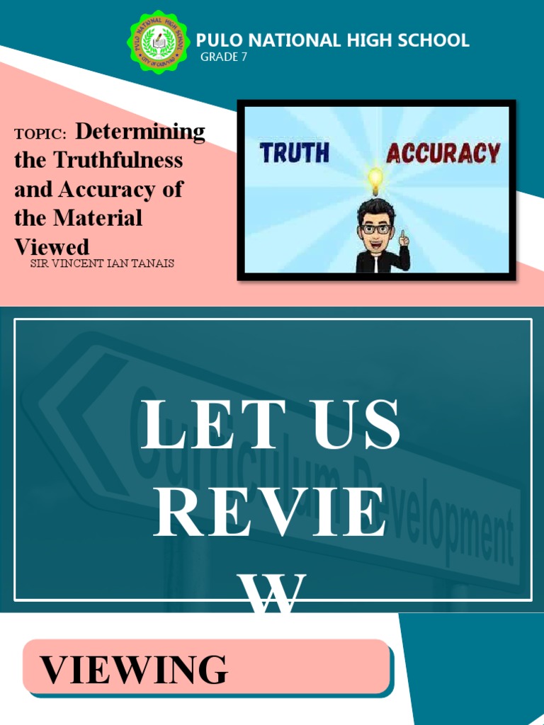 Evaluating Truthfulness and Accuracy | PDF | News | Bias