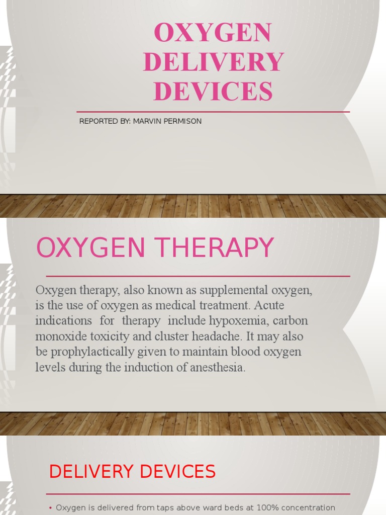 Oxygen-delivery-devices | PDF | Respiration | Medical Treatments