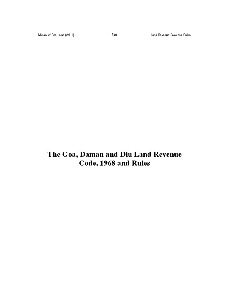 Land Revenue Code and Rules | Download Free PDF | Leasehold Estate | Lease