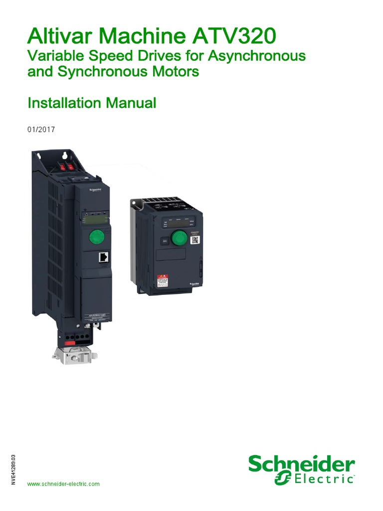 Schneider Altivar 320 Manual | PDF | Direct Current | Electric Motor