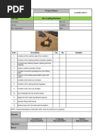 Pilling Machine Checklist | PDF