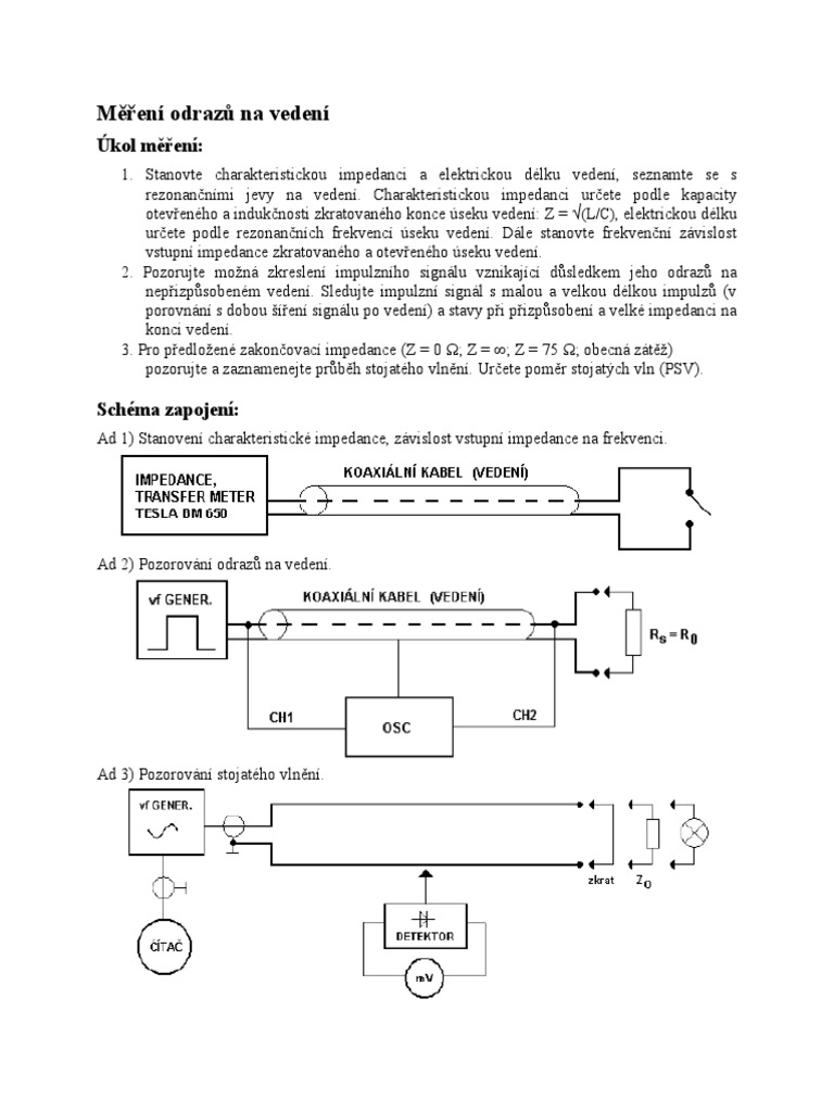Mereni Odrazu Na Vedeni | PDF