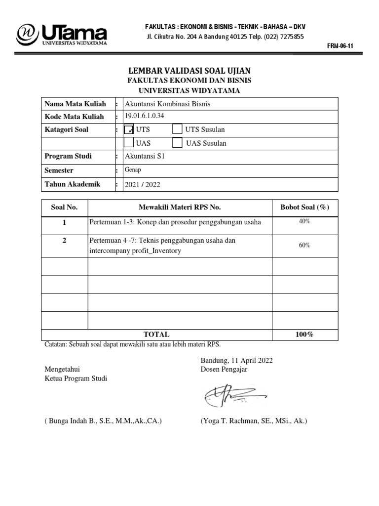 Soal Uts Akl 2 2021-2022 | PDF