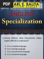 Lorimar Book 1 English Majorship | PDF