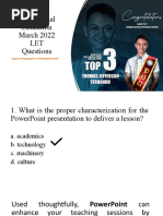 Educ 102 Let Review | PDF | Learning | Literacy