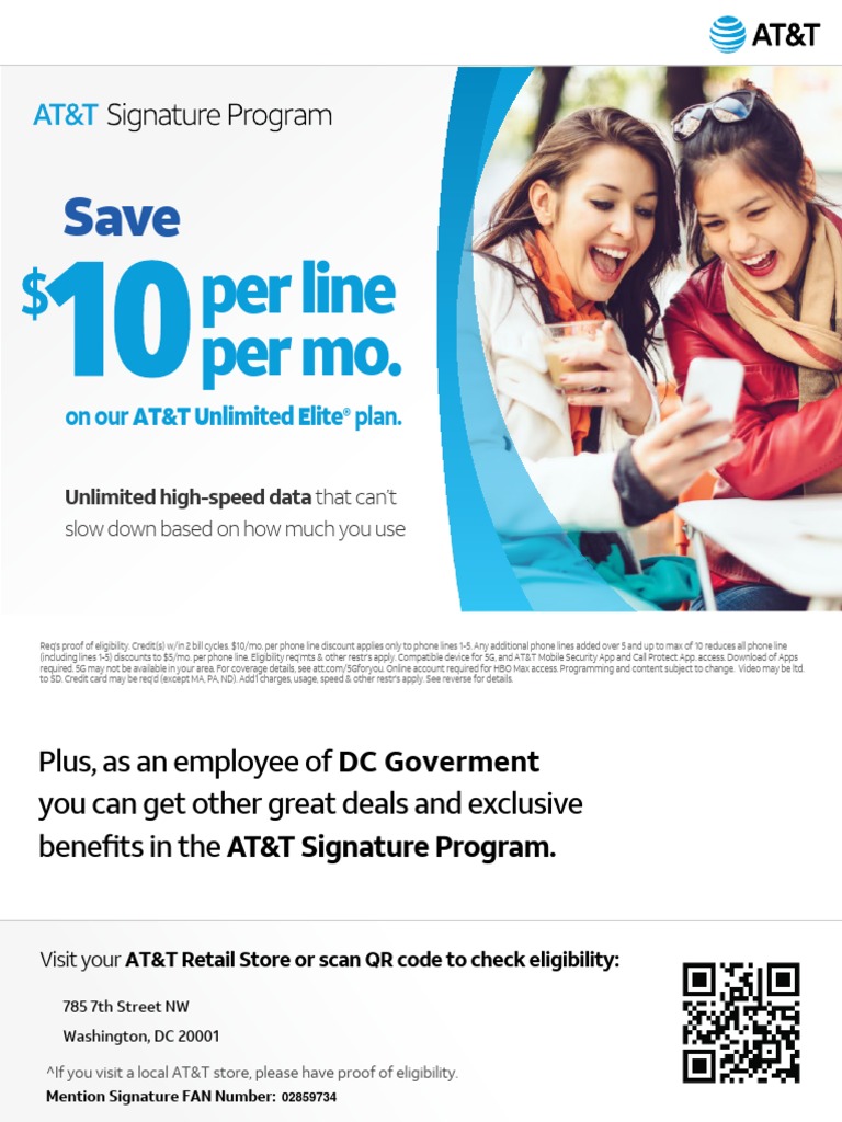 AT&T Signature Program Discounts Explained | PDF | At&T Mobility ...