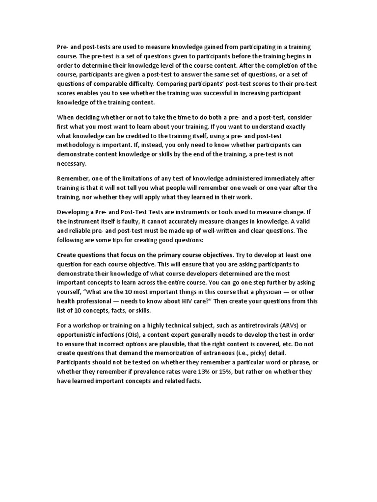 Measuring Training Effectiveness: A Guide to Developing Valid and ...