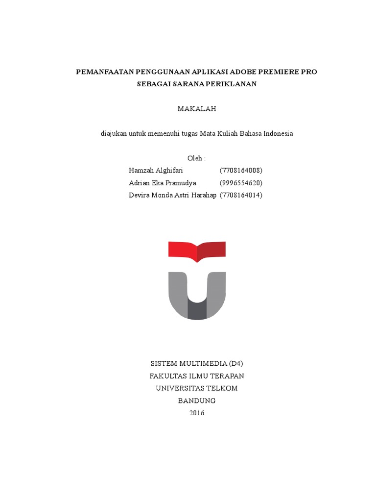 Pemanfaatan Penggunaan Aplikasi Adobe Premiere Pro Sebagai Sarana ...