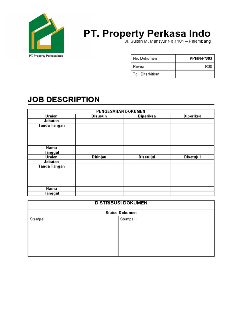 SOP Job Description | PDF