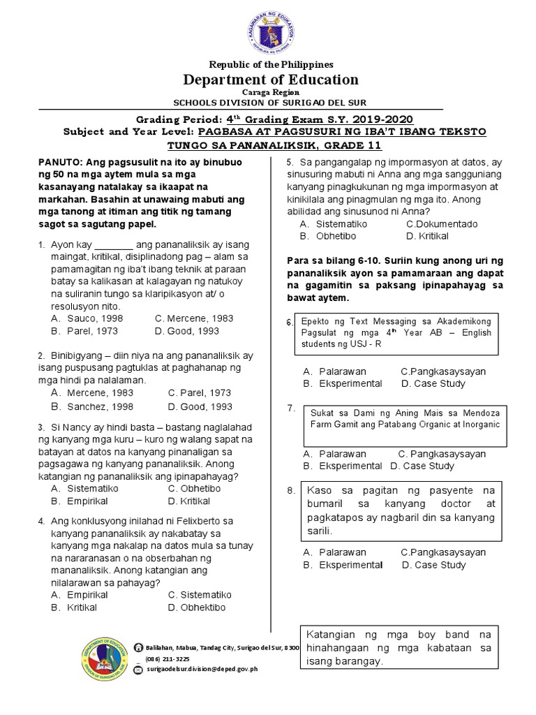 Filipino 11-Q4 | PDF