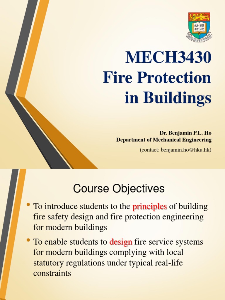 Designing Fire Protection Systems for Buildings: An Introduction to ...