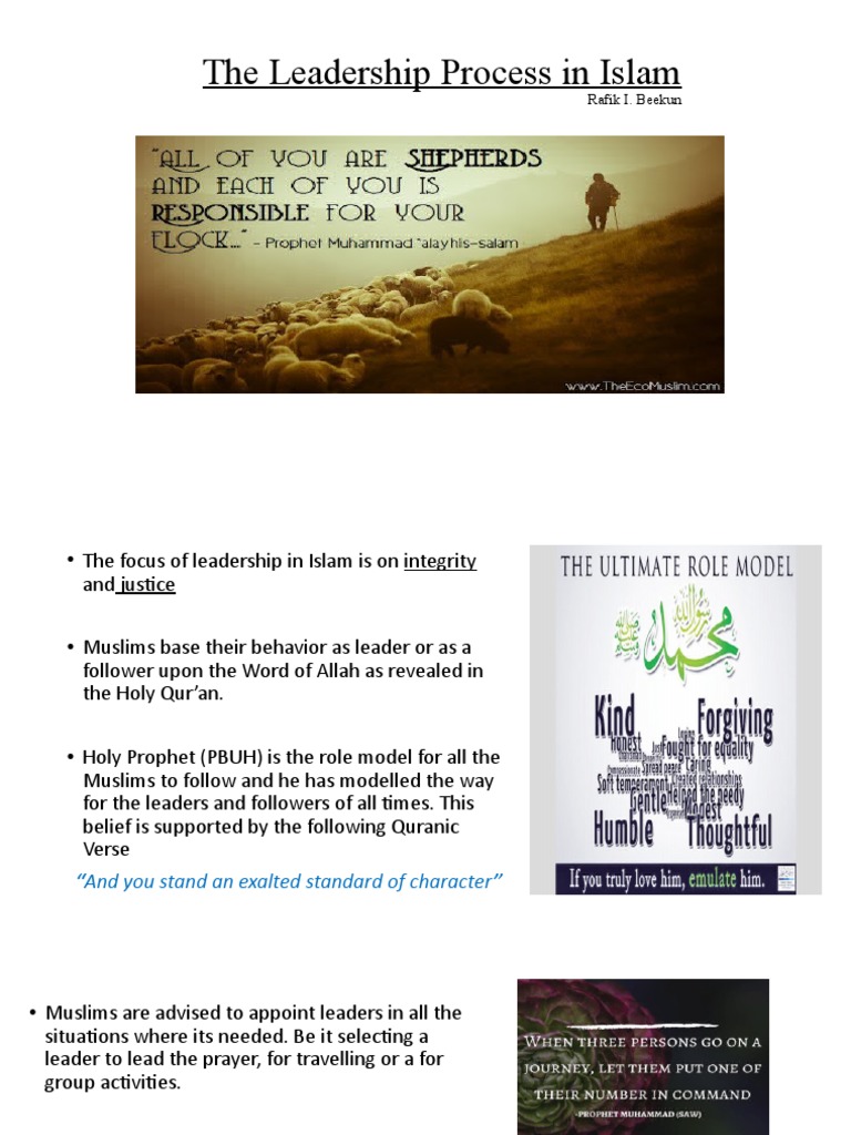The Leadership Process in Islam | PDF | Muhammad | Leadership