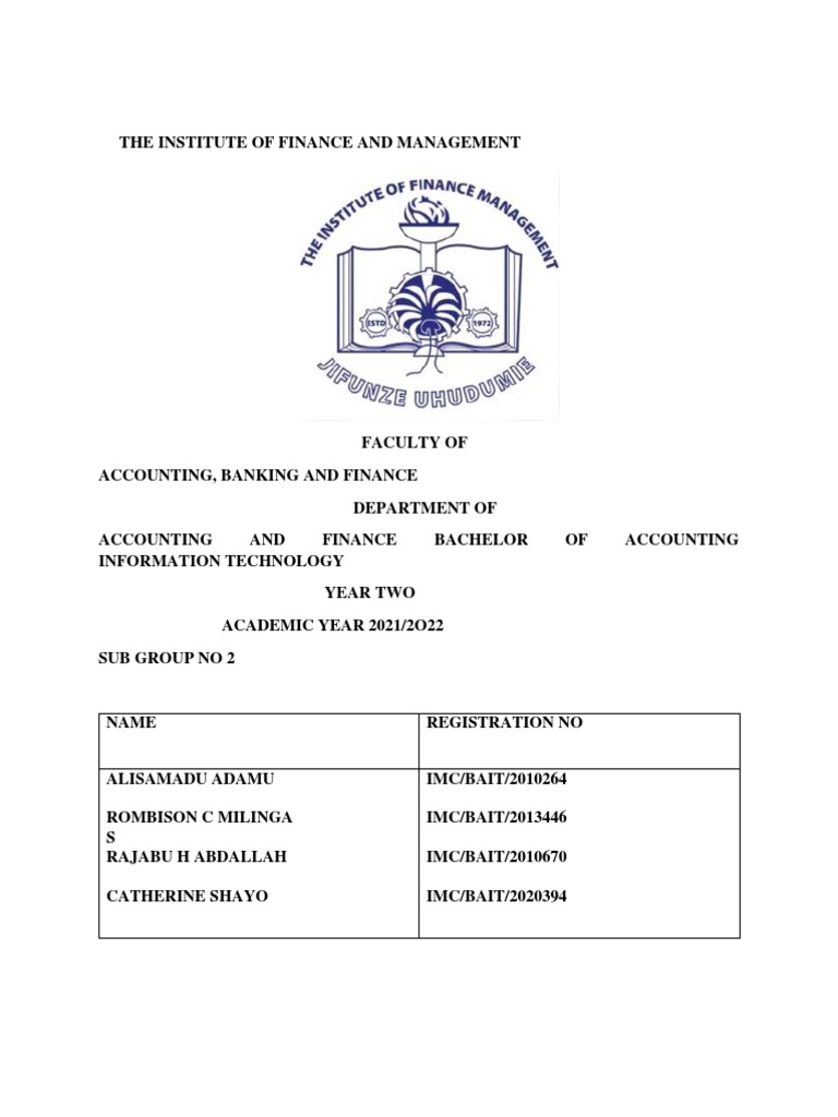 Assaignment Subgroup No 2 | PDF