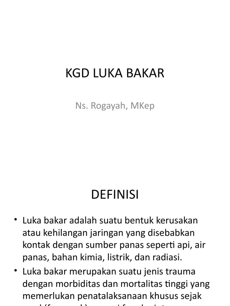 KGD Luka Bakar | PDF