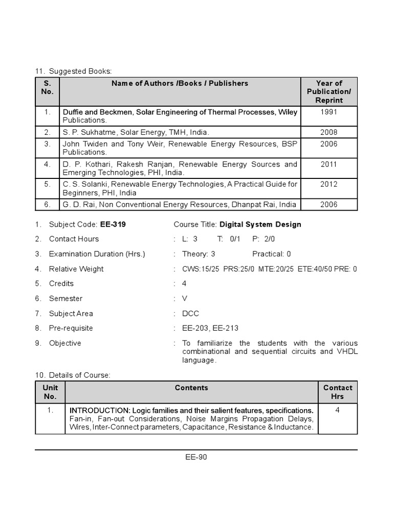 Ee319 Digital System Design Syllabus Pdf Cmos Logic Gate 2099