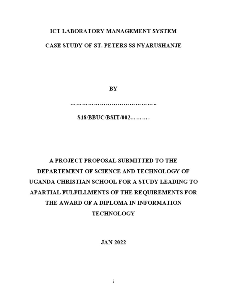 Ict-Lab Proposal | PDF | World Wide Web | Internet & Web