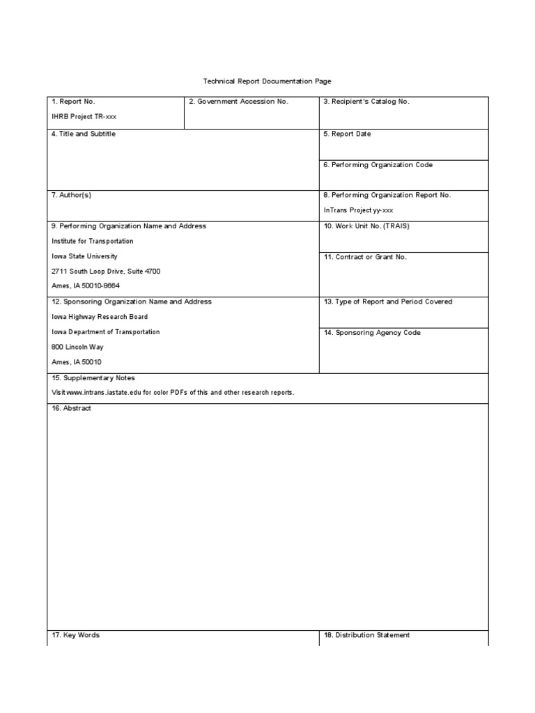 Free Download Project Report MS Word Format Template | PDF | Microsoft ...