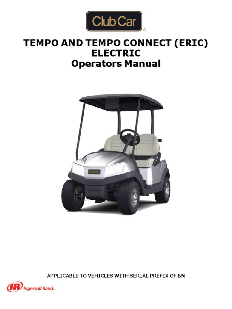 Tempo and Tempo Connect (Electric) Operator Manual | PDF | Vehicles ...
